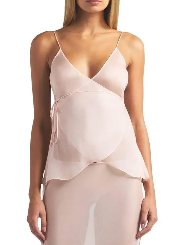 SKIMS Silk Wrap Camisole - Primrose