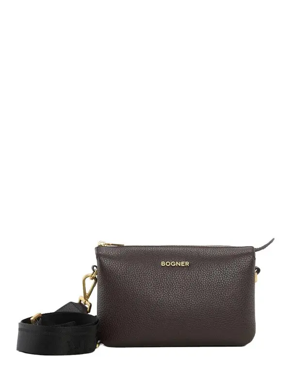 Bogner Wallis Taja Shoulder Bag - Dark Brown