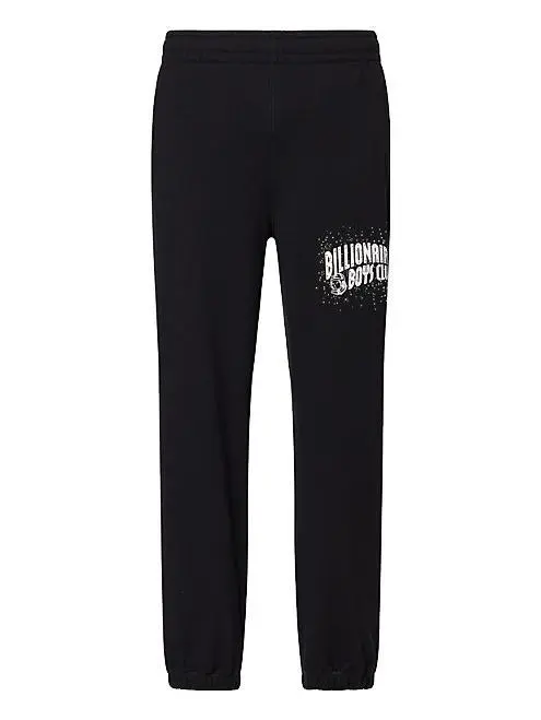 BILLIONAIRE BOYS CLUB Embellished Arch Logo Cotton-jersey Jogging Bottoms - Black