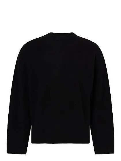 THE ELDER STATESMAN Dume Crewneck Cashmere Jumper - Black
