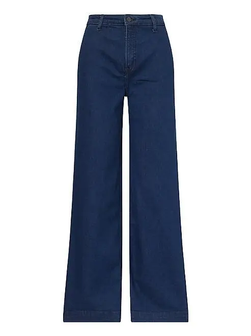 REFORMATION High-rise Wide-leg Stretch-denim Jeans - Reservoir Pockets