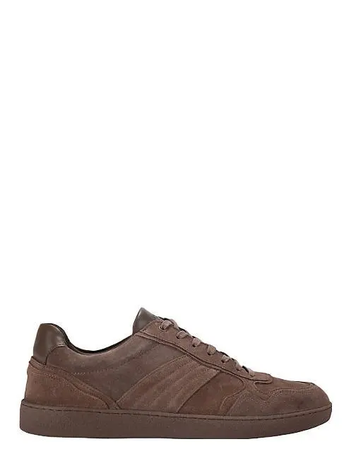 Kurt Geiger Lloyd Drench Suede Trainers - Brown