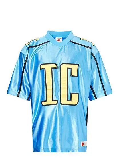 ICECREAM Ic Football Short-sleeves Woven T-shirt - Blue