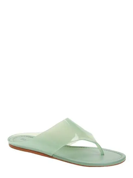 Farm Rio Jelly Flat Sandal - Dusty Green