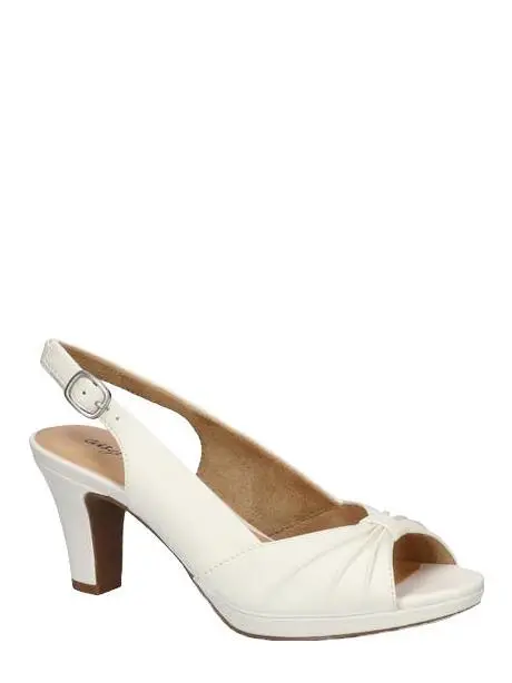 EASY WORKS BY EASY STREET Saturn Slingback Sandal - White