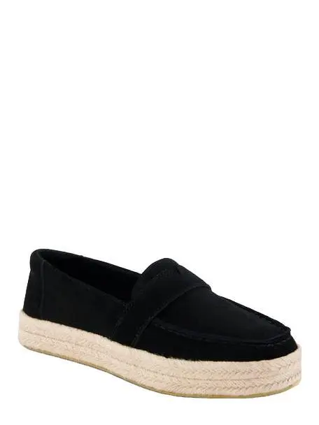 Toms Blakely Espadrille Loafer - Black