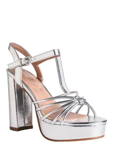TOUCH UPS Platform Sandals - Silver