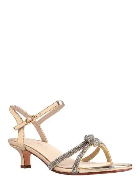 TOUCH UPS Talulah Kitten Heel Sandal - Gold