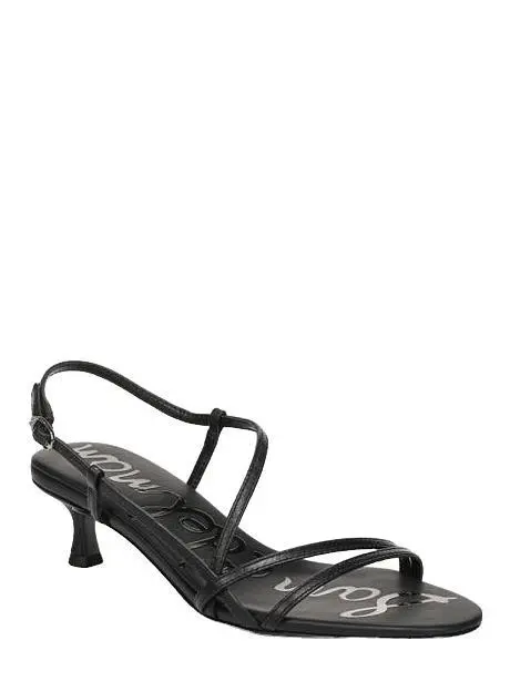 Sam Edelman Cora Kitten Heel Slingback Sandals - Black