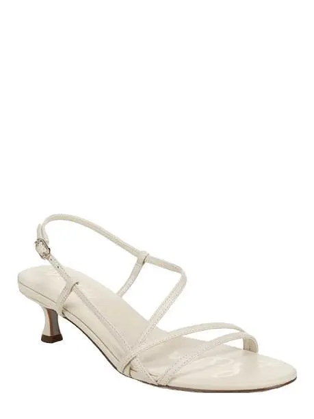 Sam Edelman Cora Kitten Heel Slingback Sandals - Modern Ivory