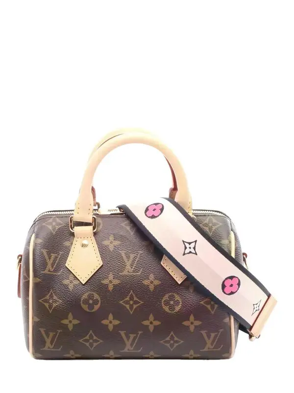 LOUIS VUITTON Speedy Bandoulière 20 Tote Bag - Brown
