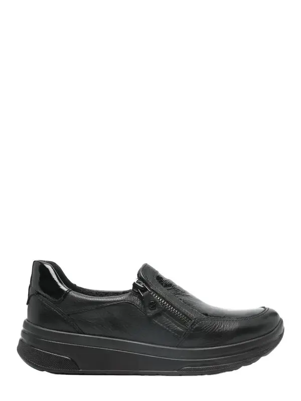 ARA Zip Sneakers - Black