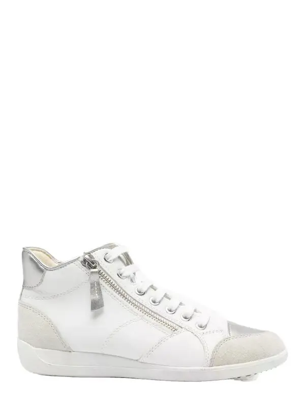 Geox Zip High-top Sneakers - White