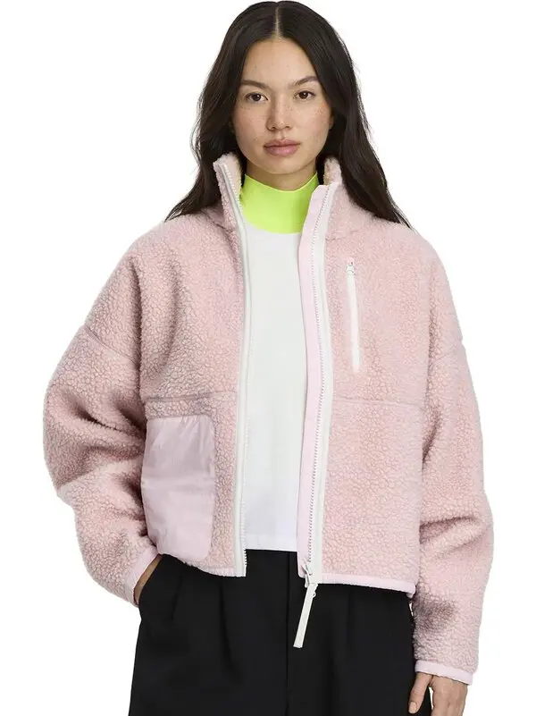 Canada Goose Simcoe Fleece Zip Up Sweater - Bloom Pink