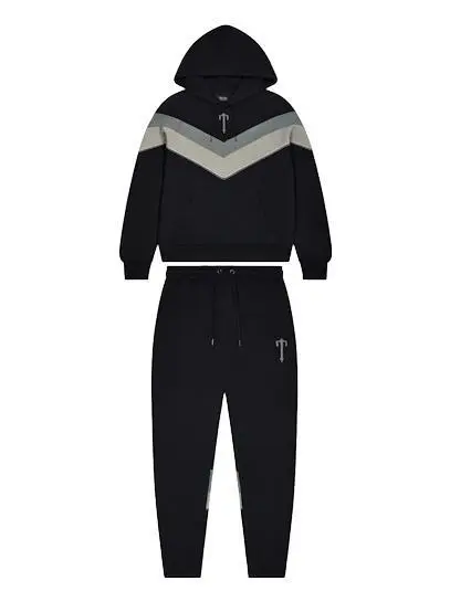 Trapstar V Stripe Tracksuit - Black