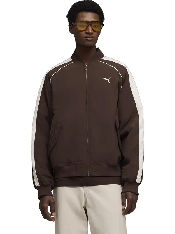 PUMA T7 Bomber Jacket - Brown
