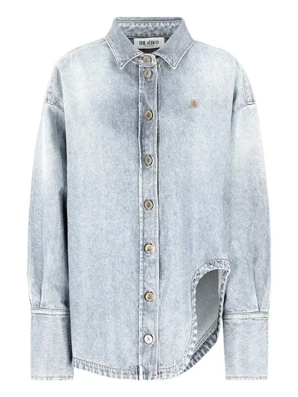 Attico Diana Shirt Jacket - Blue