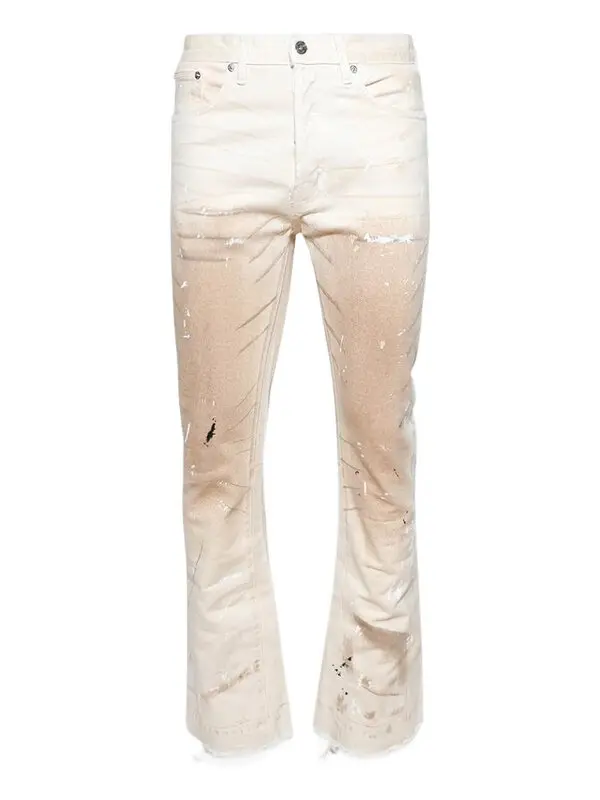 GALLERY DEPT. Brisko La Flare Jeans Antique - White