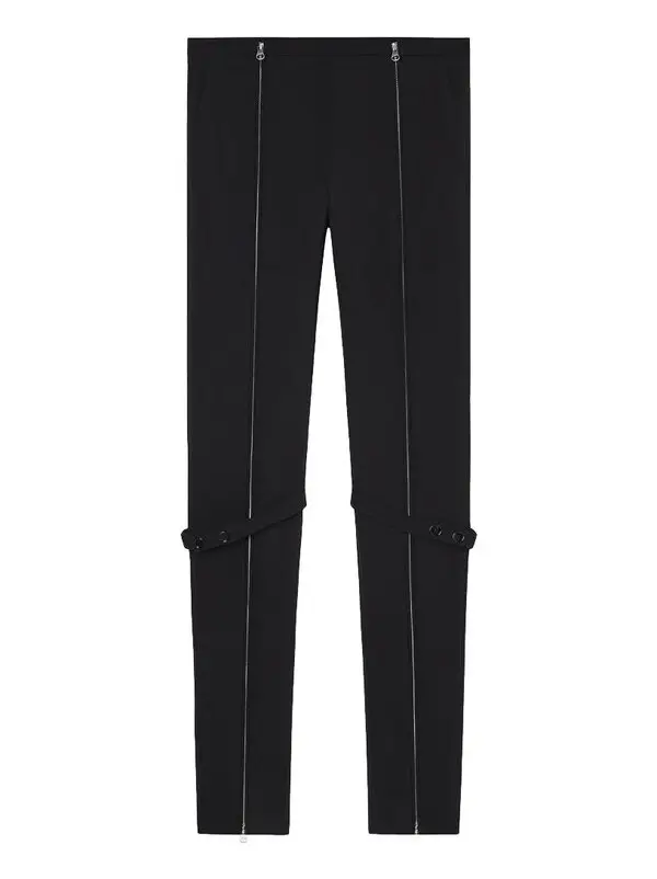 COURREGES Zipped Trousers - Black