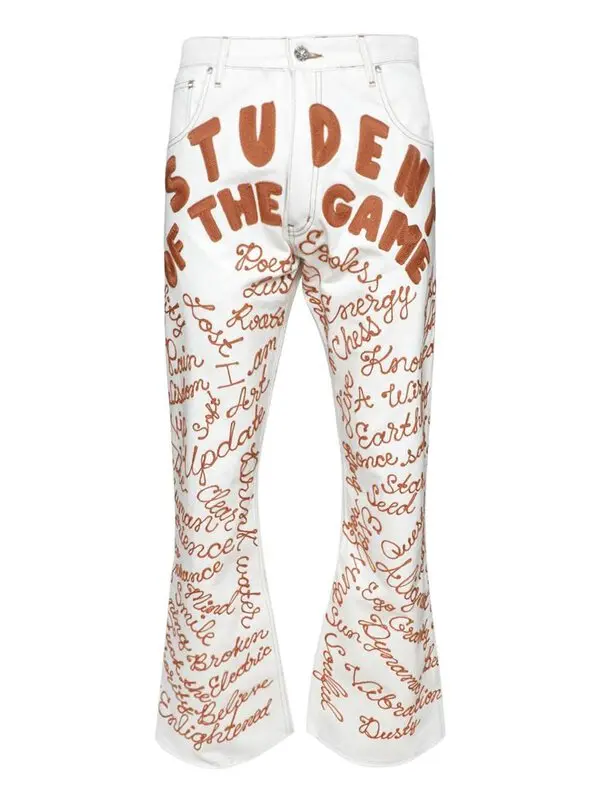 EARTHLING VIP Student Denim Jeans - White