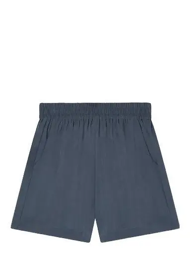 Emporio Armani Washed Twill Shorts - Blue