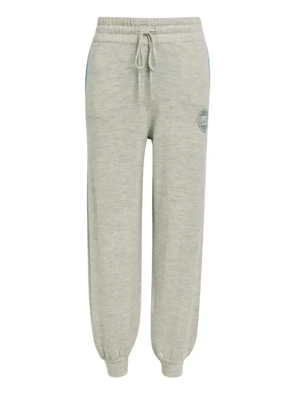 AN-Y1 J Vita Logo Cashmere Sweatpants - Grey