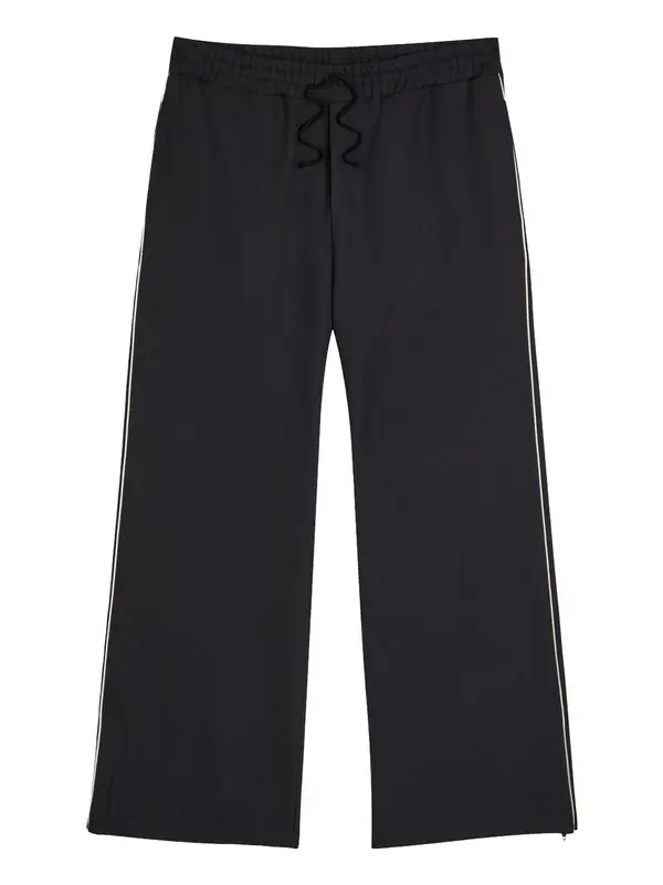 Valentino Garavani Drawstring Twill Track Pants - Black