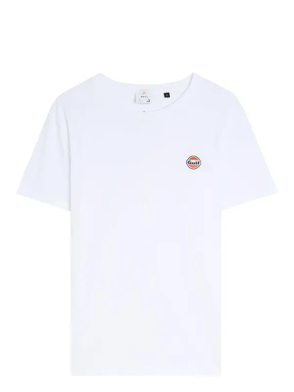 AN-Y1 Logo-embroidered T-shirt - White