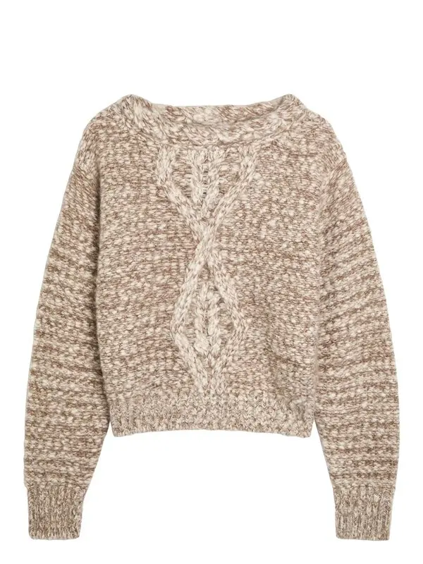 Isabel Marant Dorota Chunky-knit Alpaca-blend Jumper - Ecru