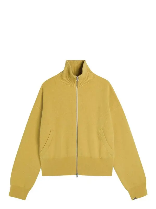 EXTREME CASHMERE X N°385 Xtra Cute Cashmere Cardigan - Yellow