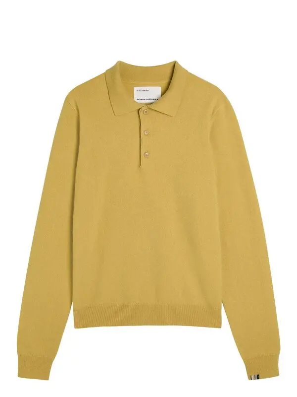 EXTREME CASHMERE X N°223 Be Polo Jumper - Yellow