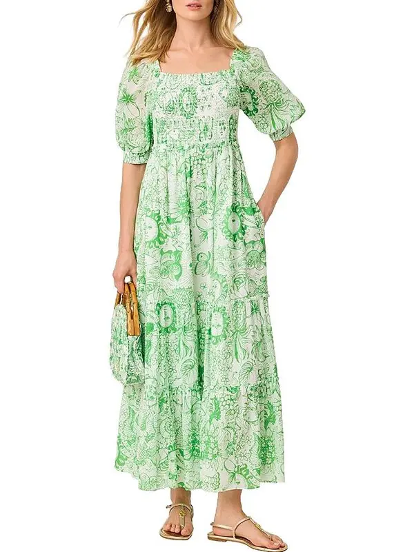 LILLY PULITZER Hadly Smocked Dress - Lil Fleur De Lilly
