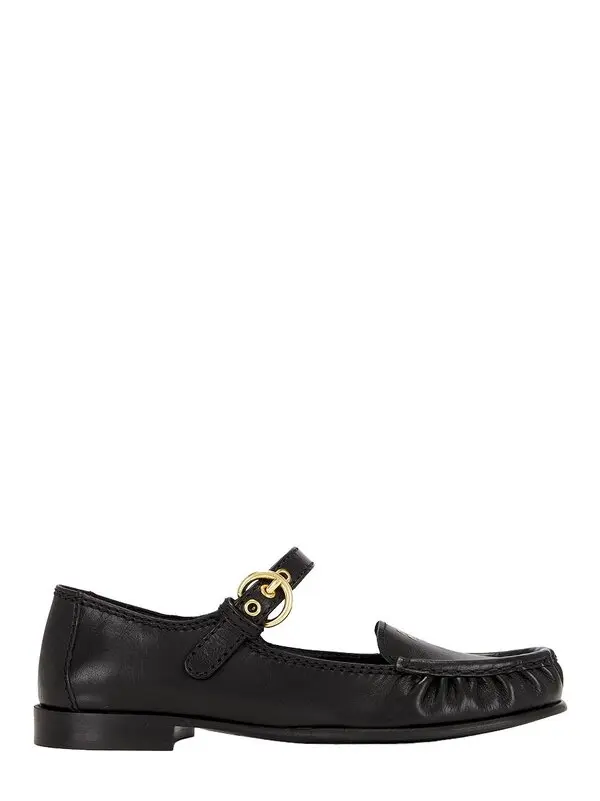 Miu Miu Bufalo Mocassini Loafer - Nero