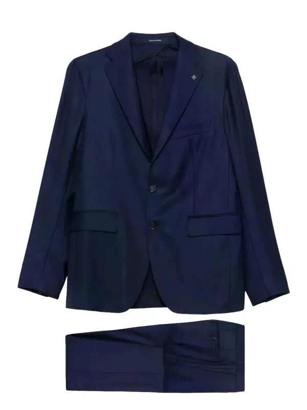 Tagliatore Flap-pocket Suit - Blue
