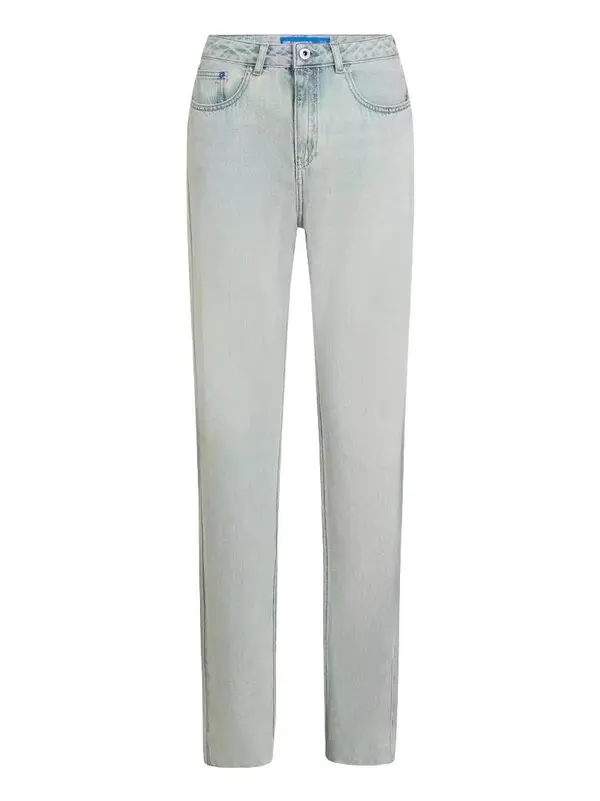 Karl Lagerfeld Logo-patch Jeans - Blue