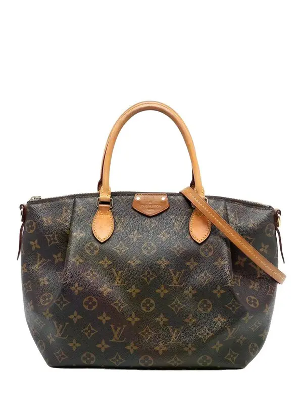 LOUIS VUITTON 2014 Monogram Turenne Mm Satchel - Brown