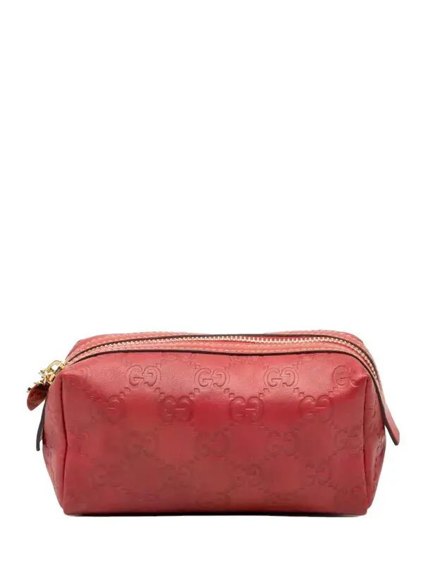 Gucci Ssima Pouch - Red