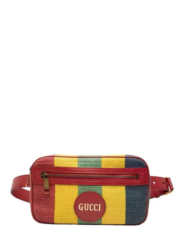 Gucci Baiadera Canvas Stripe Belt Bag - Multicolour