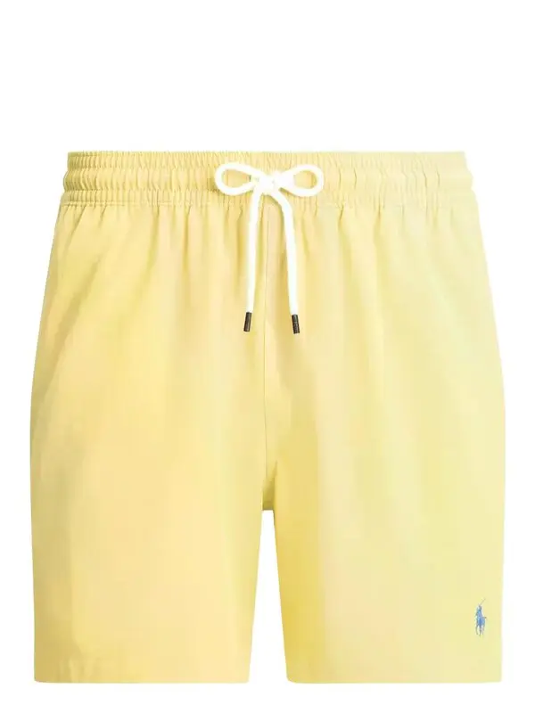 Polo Ralph Lauren Embroidered Swim Trunks - Yellow