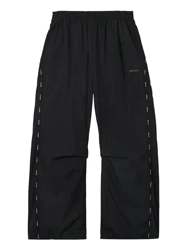 We11Done Side-stripe Trousers - Black