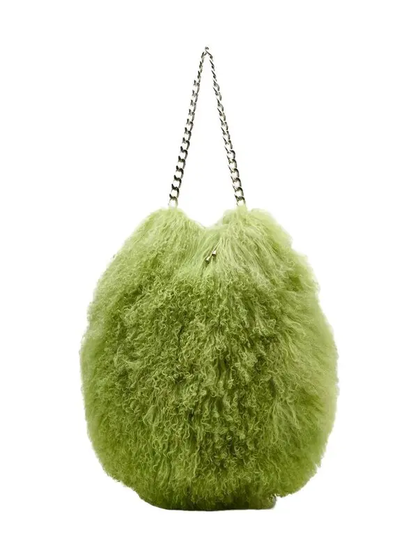 NINI Maxi Pombag Shoulder Bag - Green