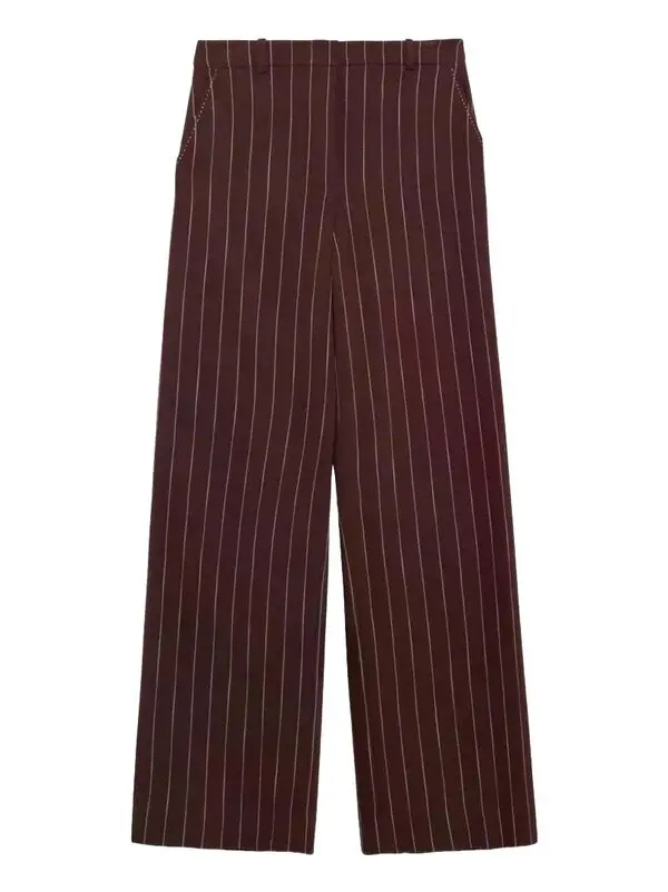 Simkhai Tavar Striped Trousers - Brown