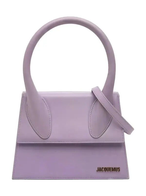 Jacquemus 2019-2025 Le Grand Chiquito Satchel - Purple