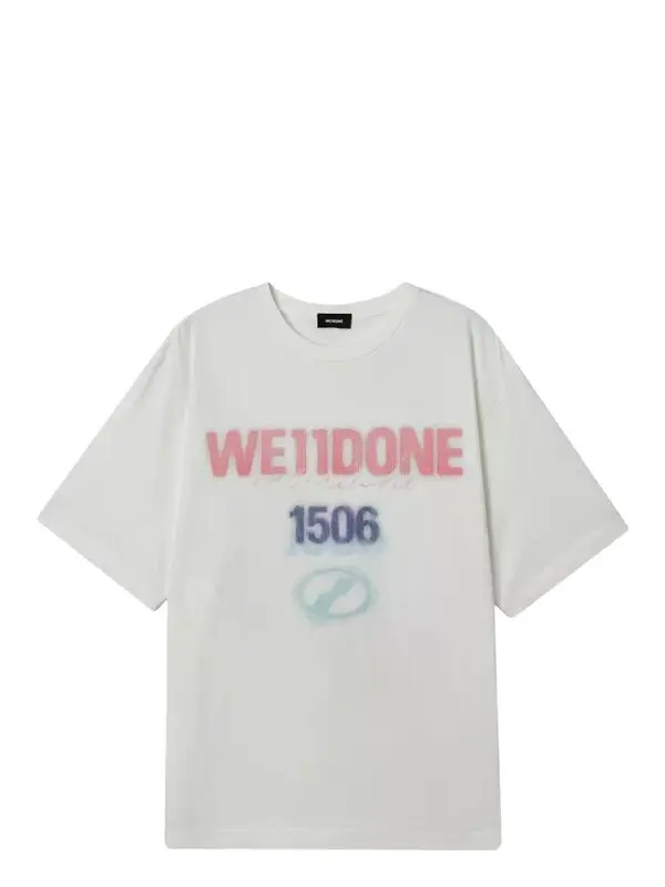We11Done Graphic-print T-shirt - White