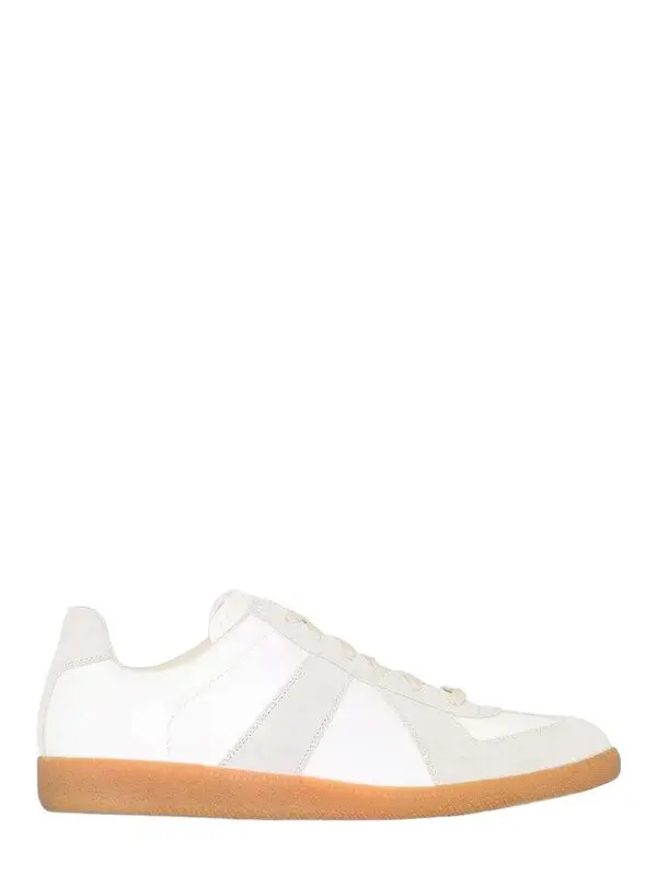 MAISON MARGIELA Replica Suede Panelled Sneakers - White