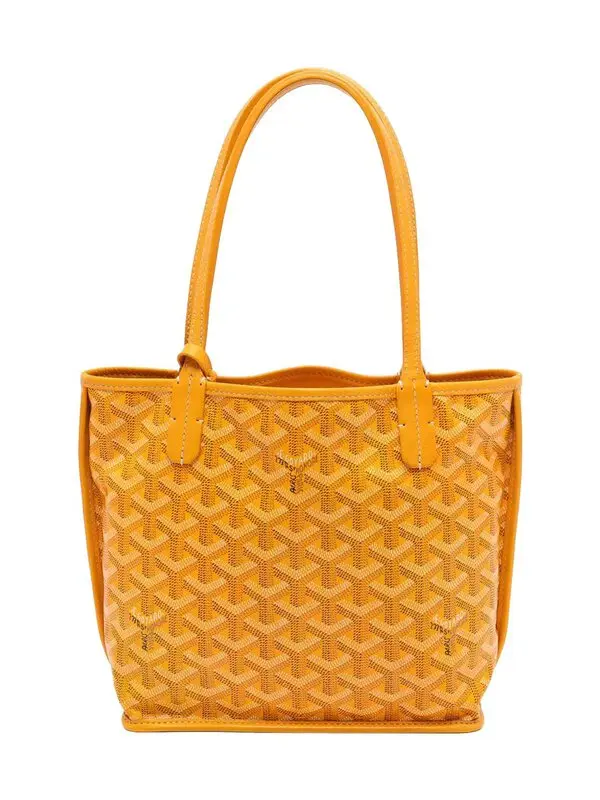 Goyard 2021 Mini Ine Reversible Anjou Tote Bag - Yellow