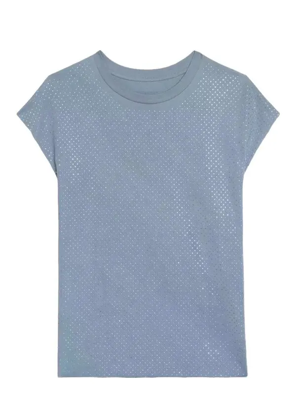 Zadig&Voltaire Cloe Rhinestone T-shirt - Blue