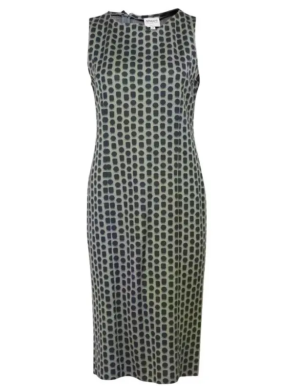 Giorgio Armani Polka Dot-pattern Midi Dress - Neutrals