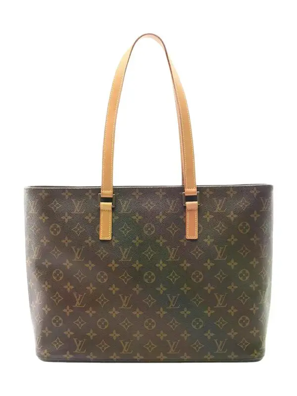 LOUIS VUITTON 2001 Monogram Luco Tote Bag - Brown