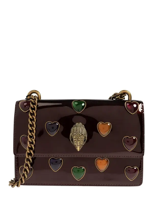 Kurt Geiger Shoreditch Small Shoulder Bag - Burgundy
